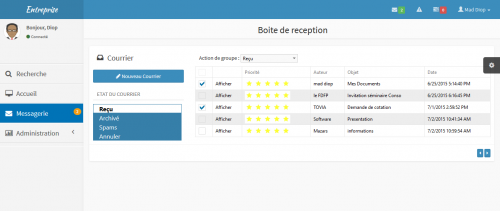 GEC - Gestion Electronique de Courrier